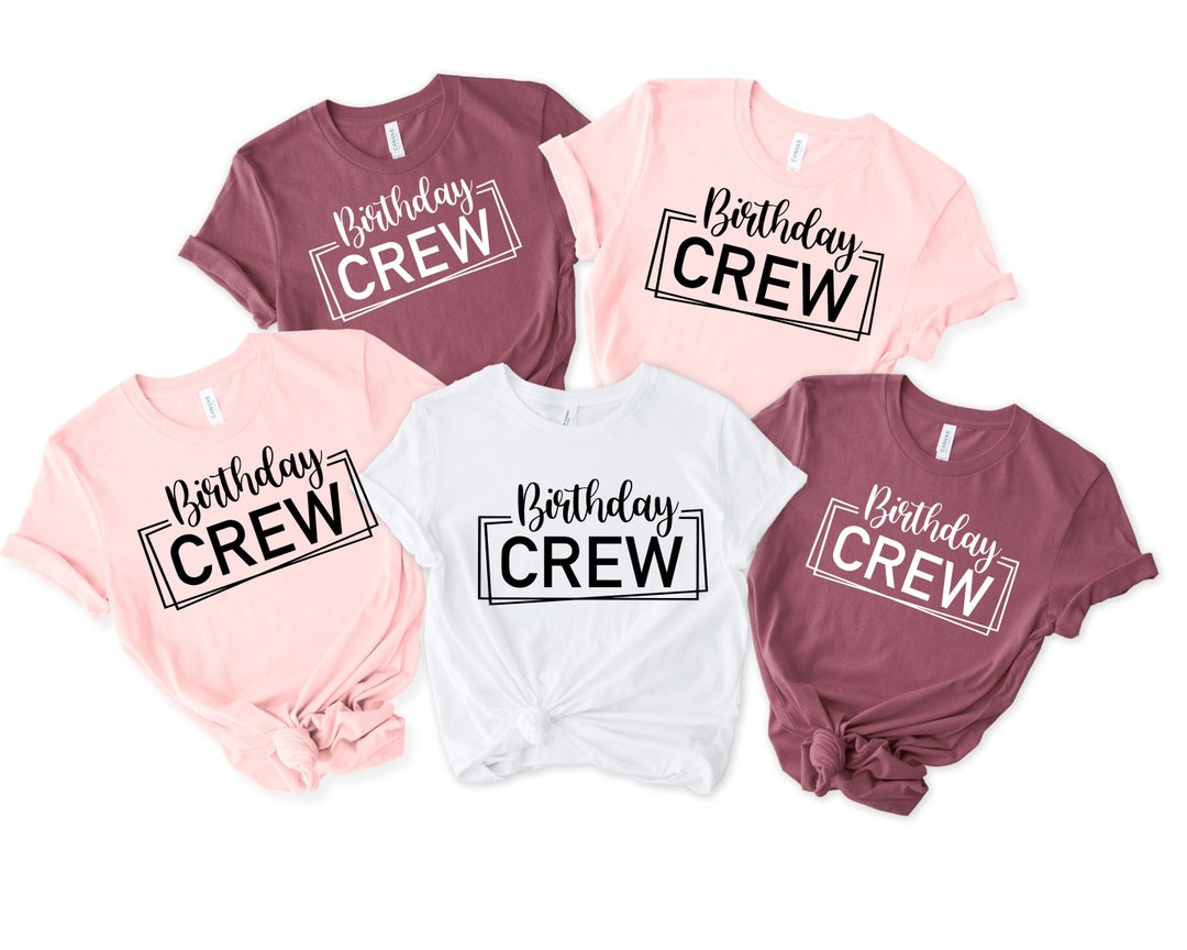 Birthday Crew Shirts, Birthday Group Shirts, Birthday Team Shirt ...