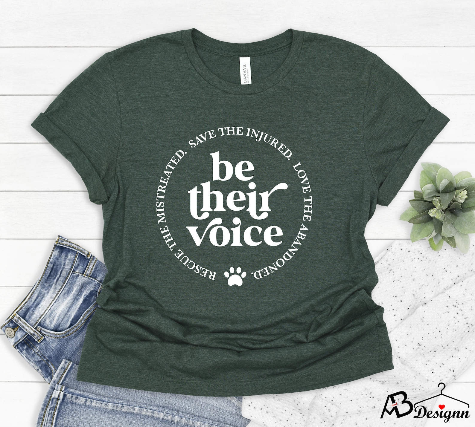 Animal Rescue Shirt,be Their Voice,dog Rescue Shirt,dog Lover Gift ...