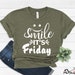 Smile Shirt, Teacher Shirt,friday Shirt,funny Teacher Shirt ...