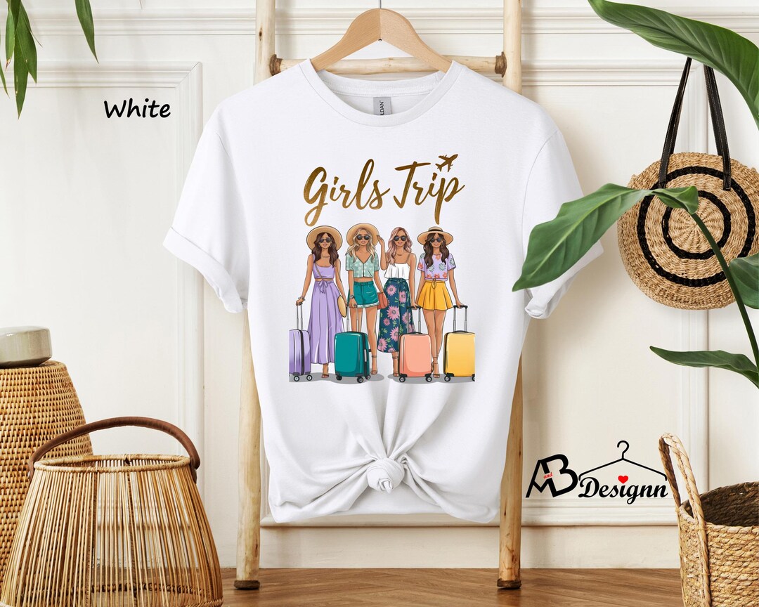 Personalized Girls Trip Shirts, Custom Destination Girls Trip Shirts ...