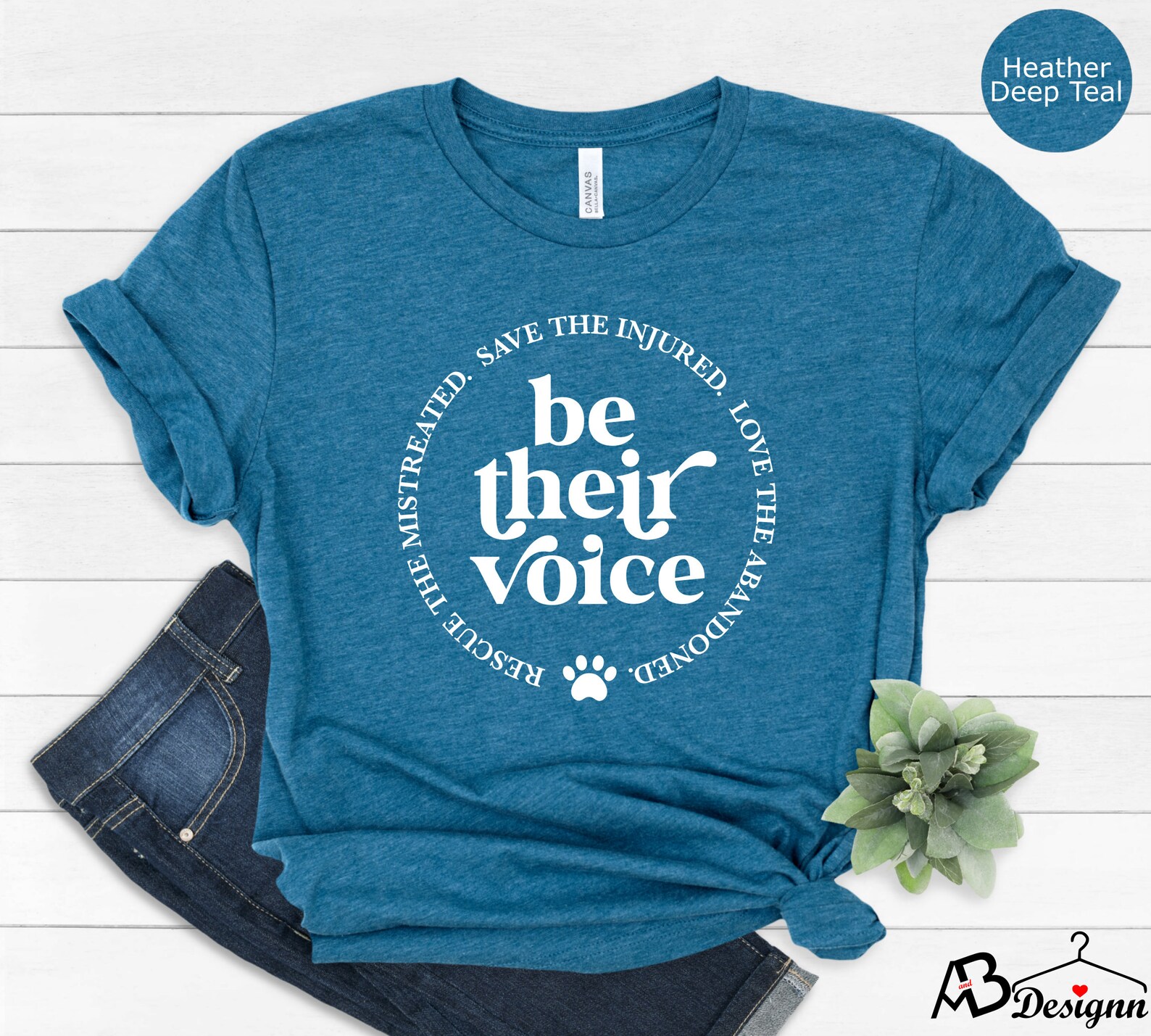 Animal Rescue Shirt,be Their Voice,dog Rescue Shirt,dog Lover Gift ...
