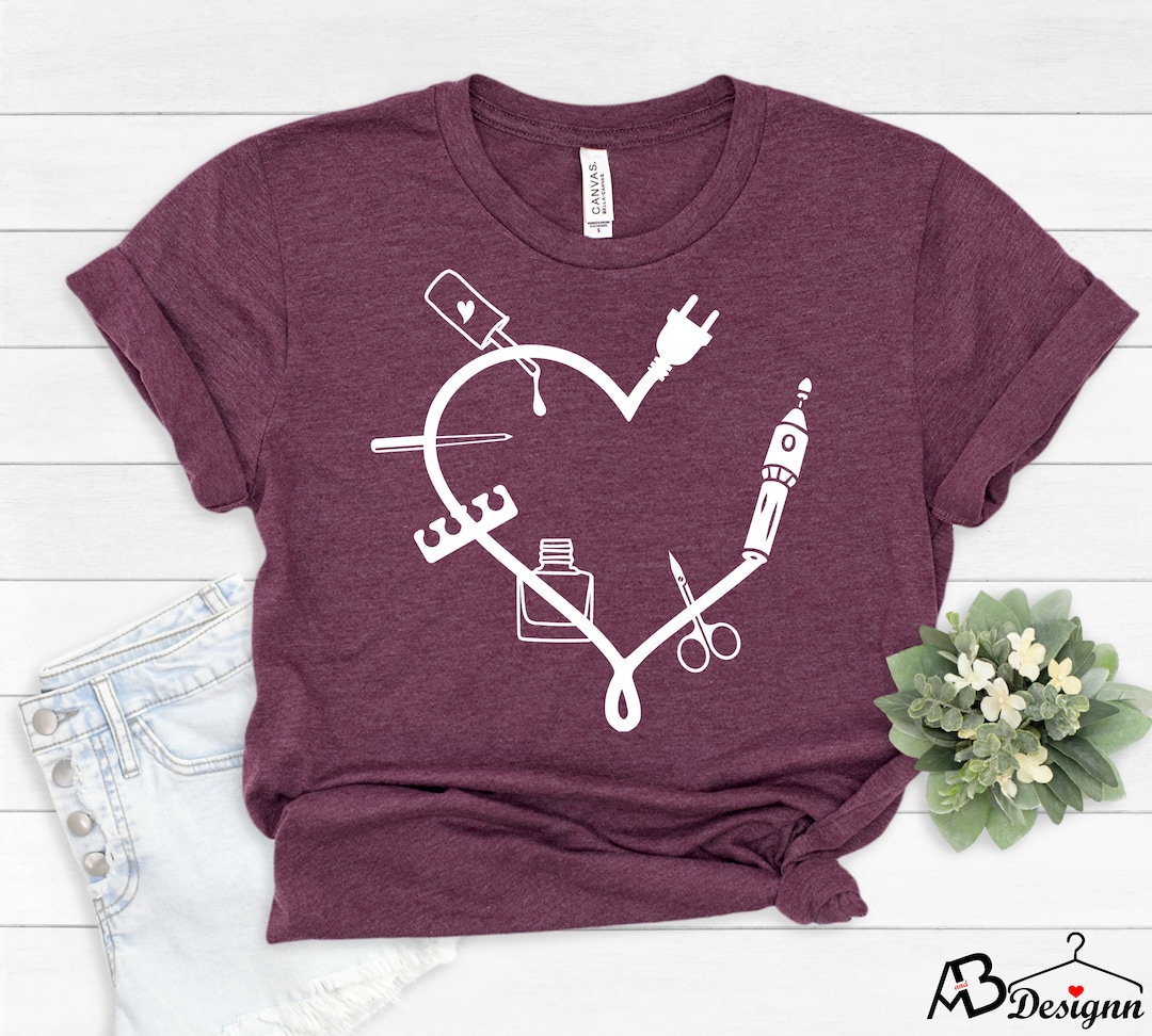 Nail Tech Shirt, Nail Technician Shirt, Gift for Nail Technician, Nail ...