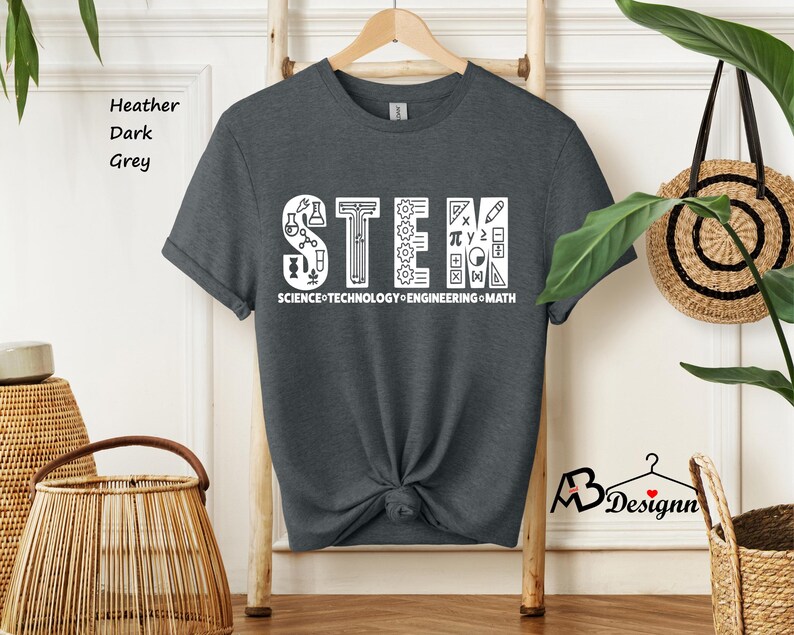 STEM Shirt,stem Teacher Shirt,science Teacher Shirt,technology Teacher ...