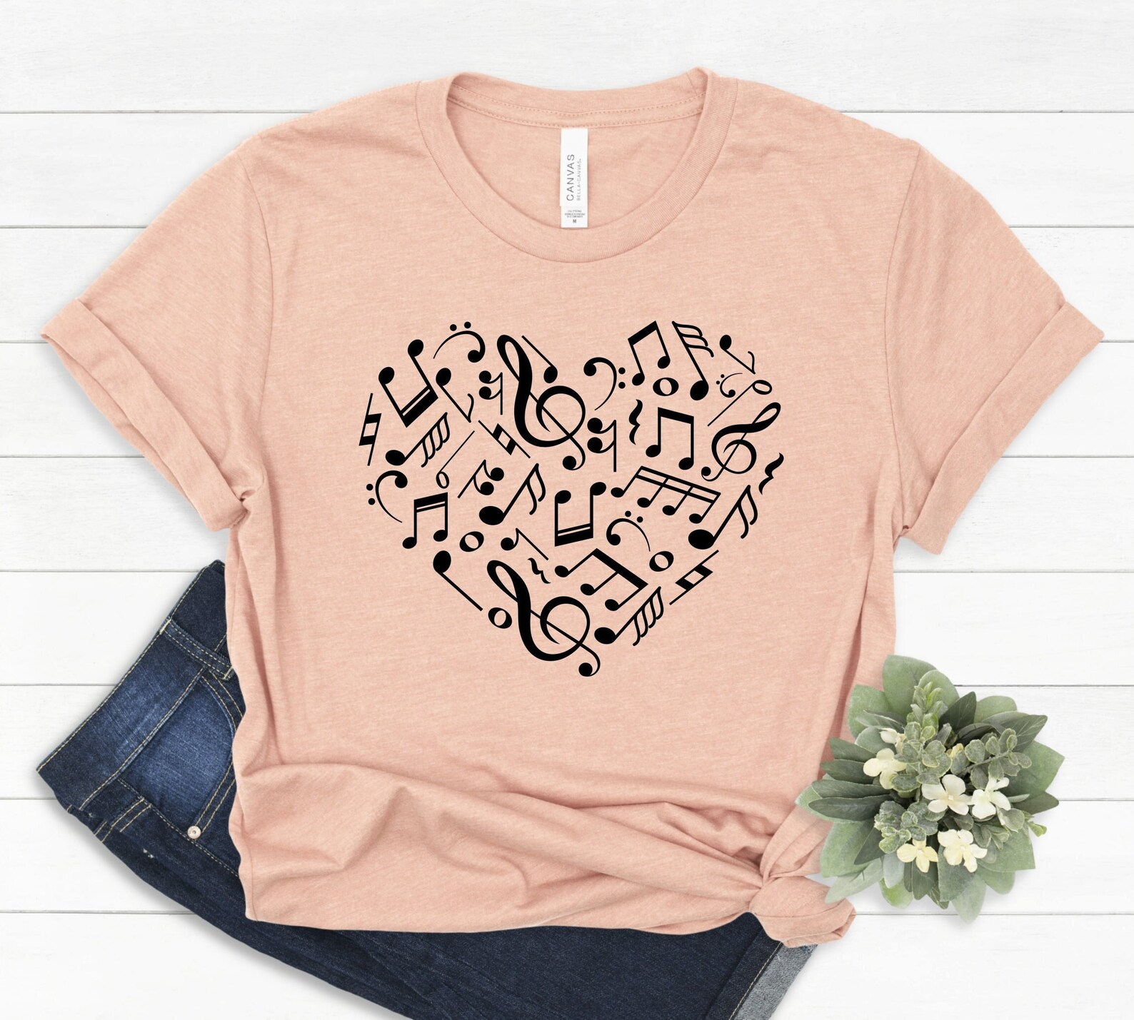 Music Notes Shirt, Music Shirt, Musician Shirt, Gift for Musician ...