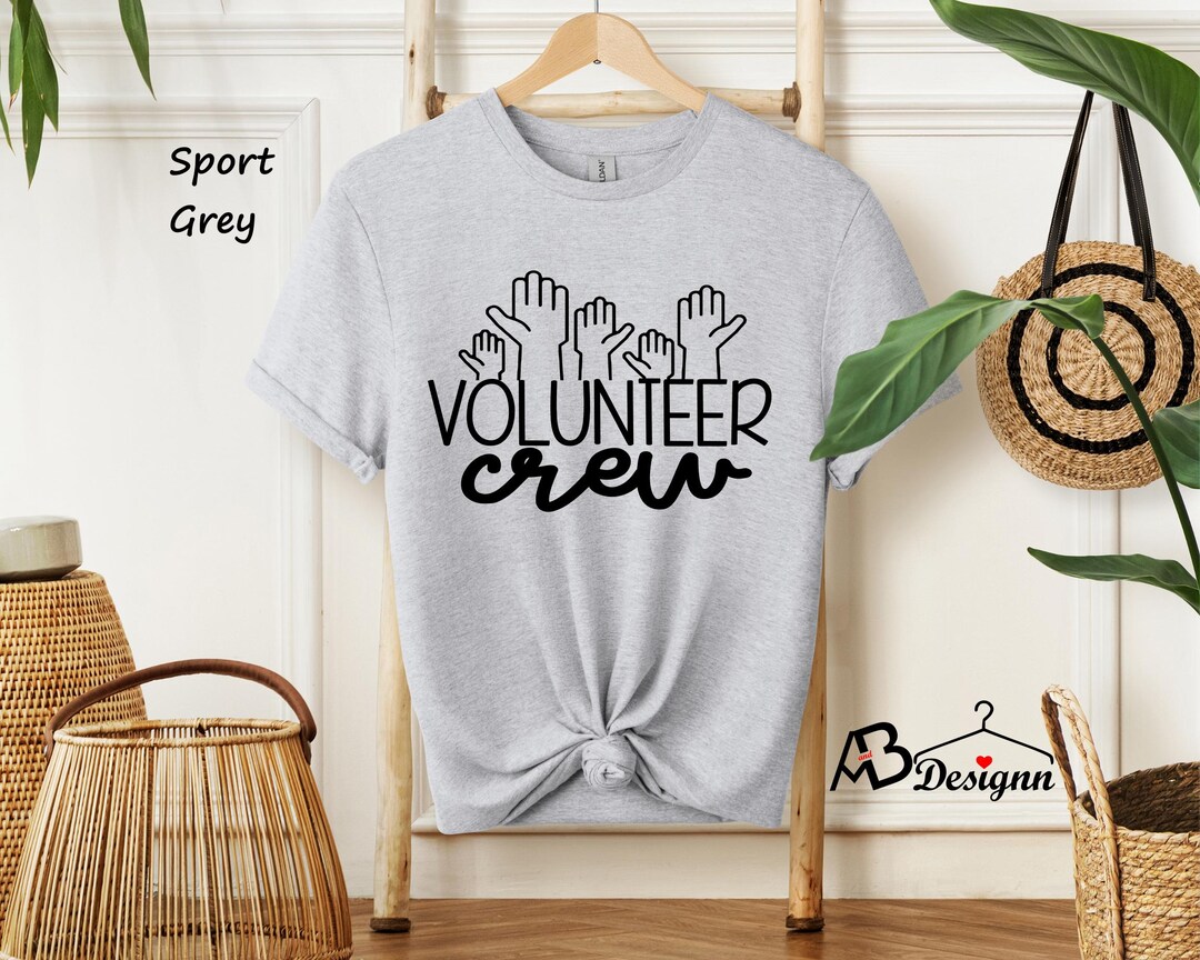 Volunteer Shirt, Volunteer Crew Shirt, Helping Hands Shirt, School ...
