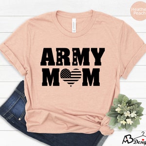 Army Mom T-shirt, Army Mom Shirt, Army Mom Gifts, Military Mom T-shirt ...