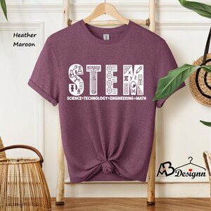 STEM Shirt,stem Teacher Shirt,science Teacher Shirt,technology Teacher ...