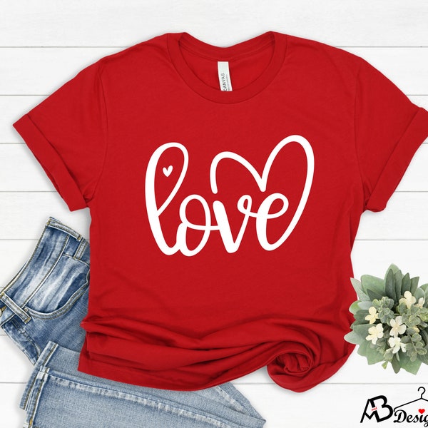 Love Tshirt - Etsy