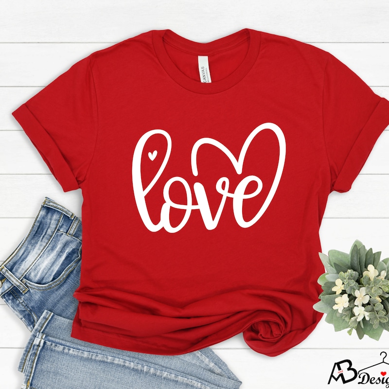 Love Tshirt - Etsy