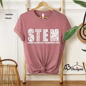 STEM Shirt,stem Teacher Shirt,science Teacher Shirt,technology Teacher ...