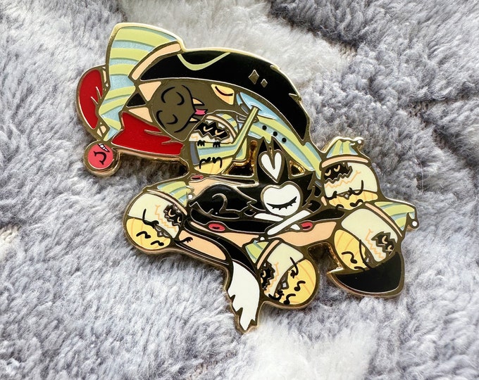 Sleepy Sir Pentious Hazbin Hotel Enamel Pin - Etsy