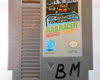 RAD Racer nintendo Entertainment System, NES Vintage Racing Game ...