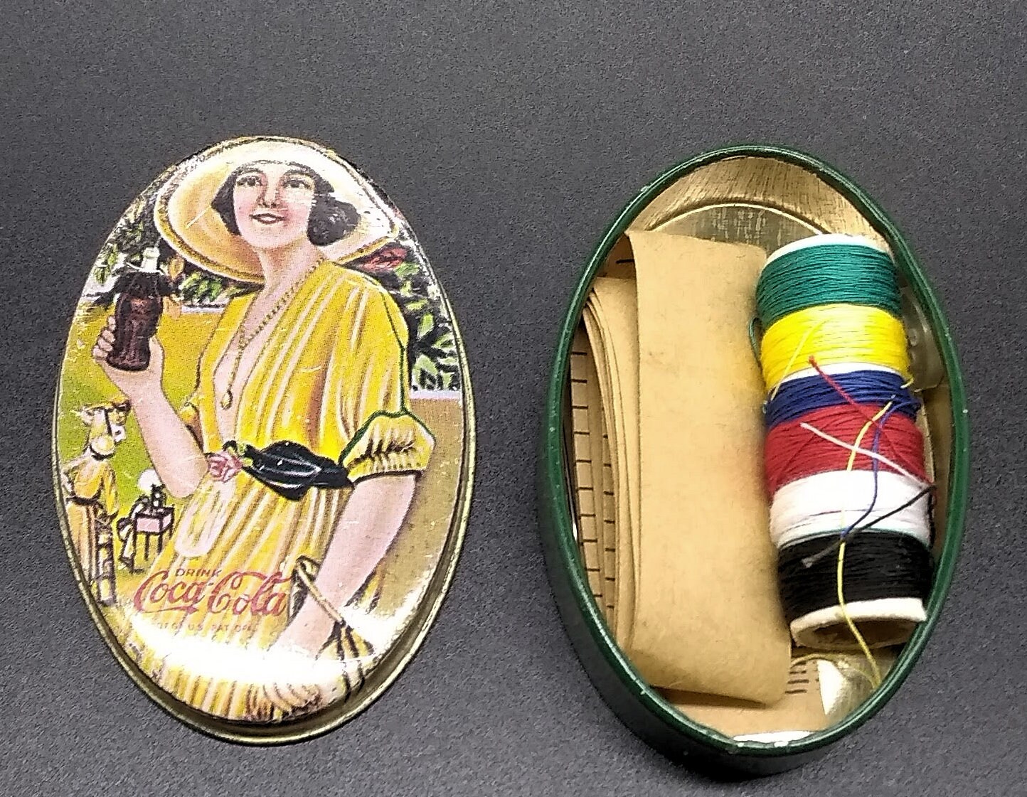 Coca Cola Tin Sewing Kit - Etsy
