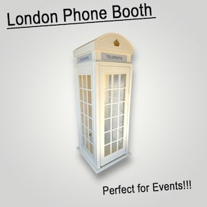 London Phonebooth Event Display, Mobile Party Prop - Etsy