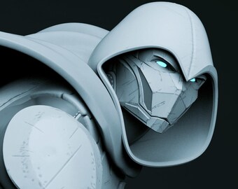 Moon Knight 3d Model - Etsy