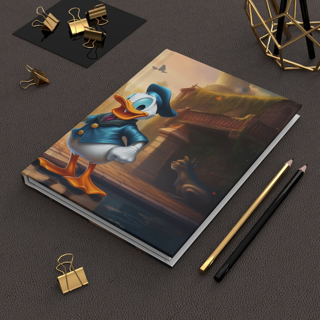 Mickey Mouse & Donald Duck Journal Matte - Etsy