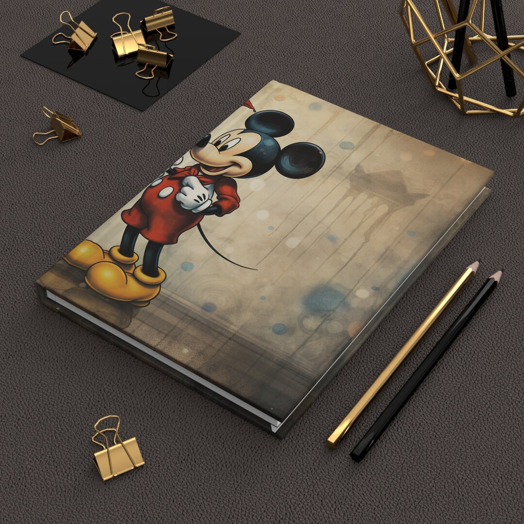 Mickey and Minnie Rain Journal Matte - Etsy