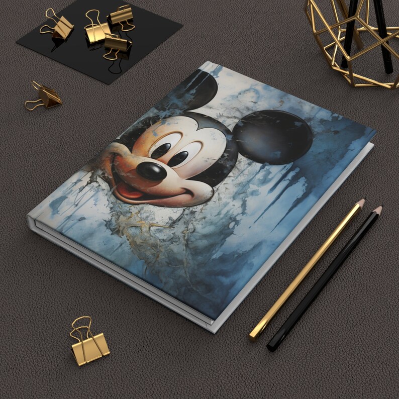 Mickey Mouse Journal Matte - Etsy