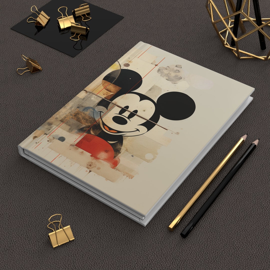 Mickey Mouse Journal Matte - Etsy