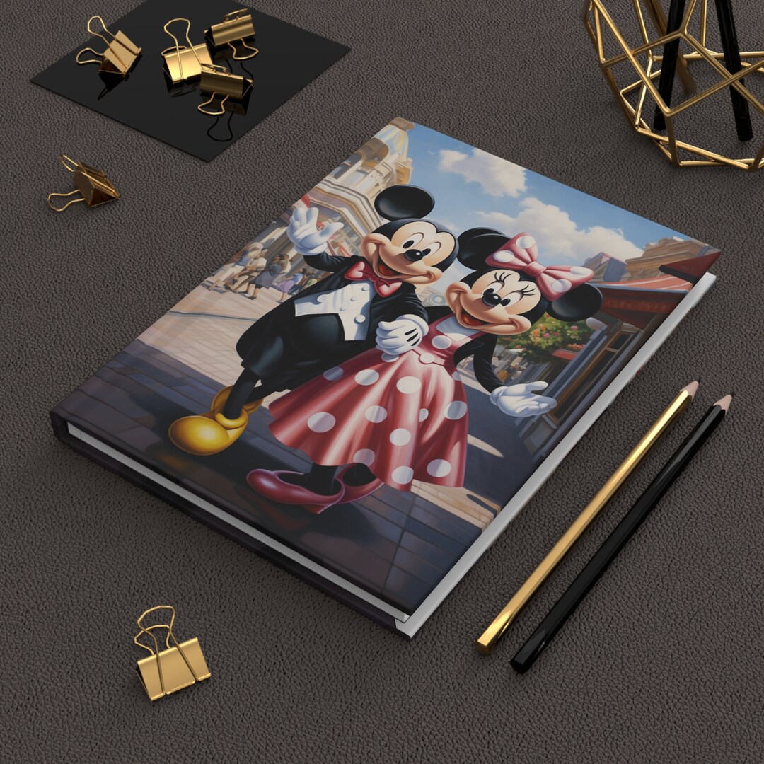 Mickey and Minnie Mouse Disney Journal Matte - Etsy