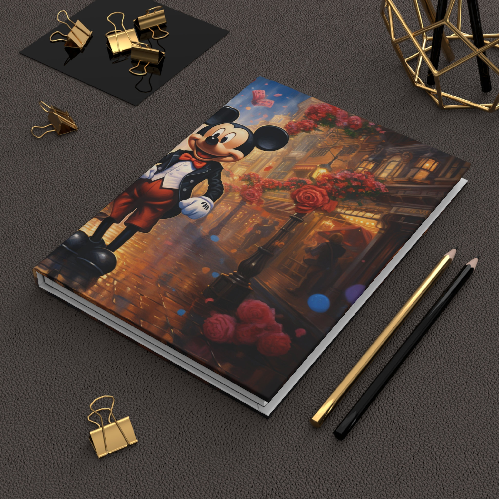 Mickey and Minnie at Disneyland Journal Matte - Etsy