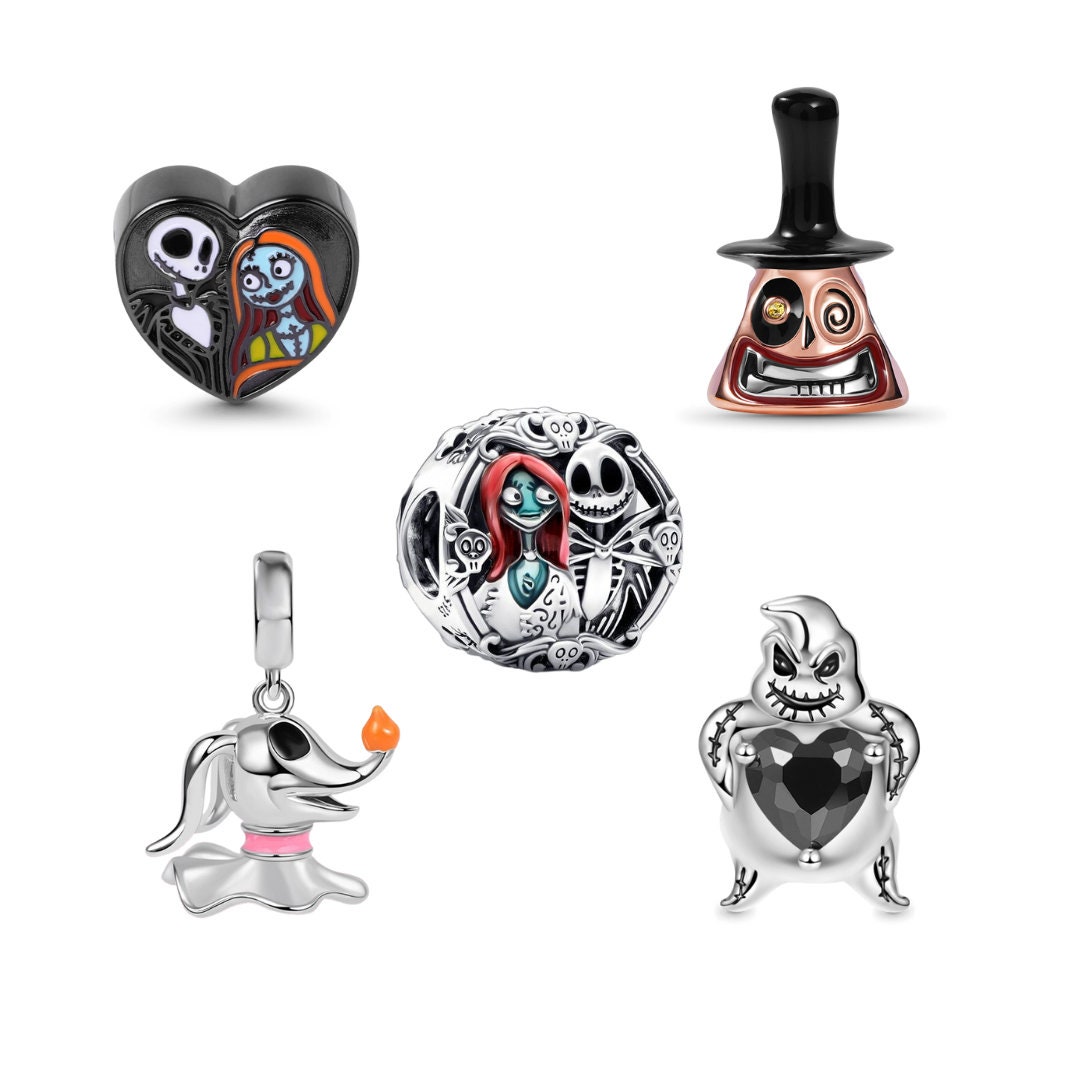 The Nightmare Before Christmas Charm Collection Authentic Sterling ...