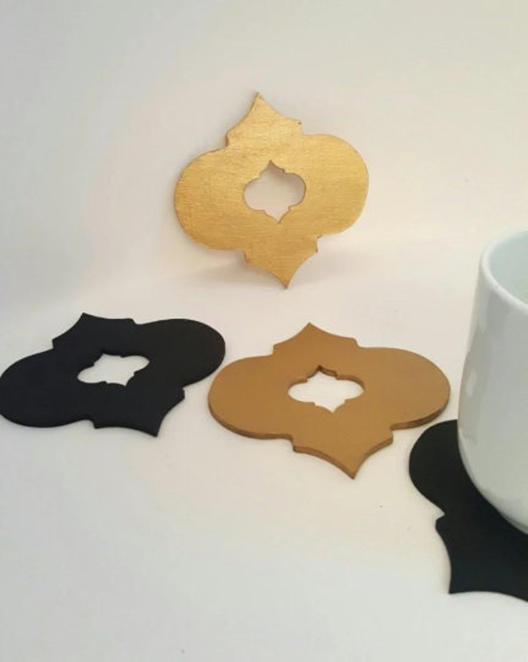 Moroccan Wood Coasters, Morocco, Eid Gift, Wood Coaster, Wood Product ...