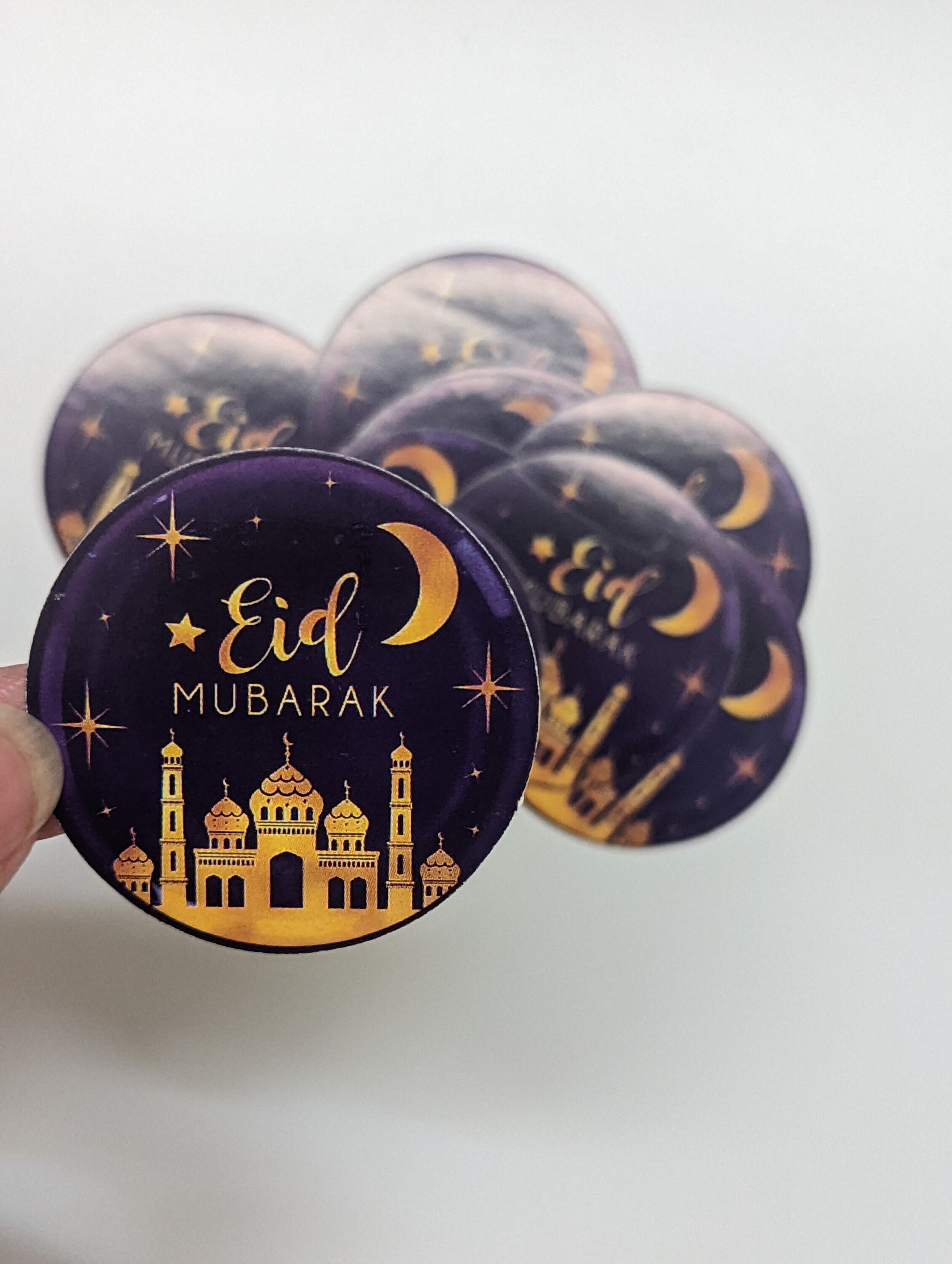 10 Eid Stickers, Eid Mubarak Stickers, Eid Decoration, Festival ...