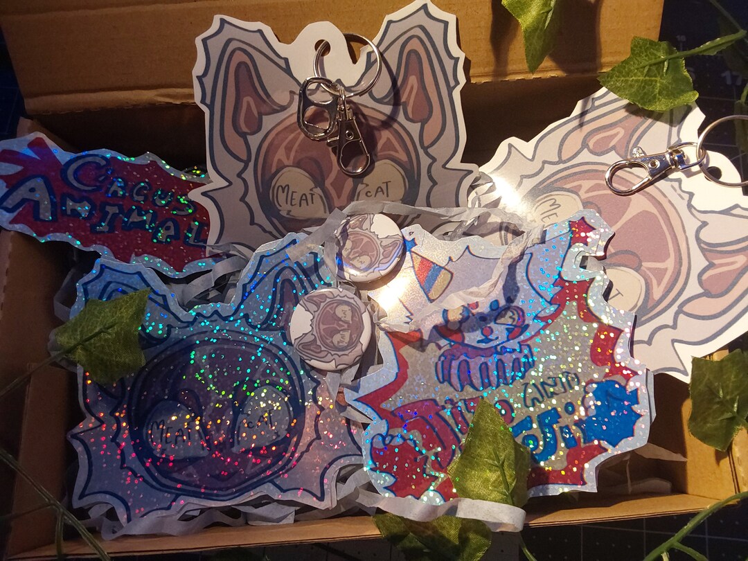 CIRCUS ANIMAL // Complete Set // Stickers Keychains Button - Etsy