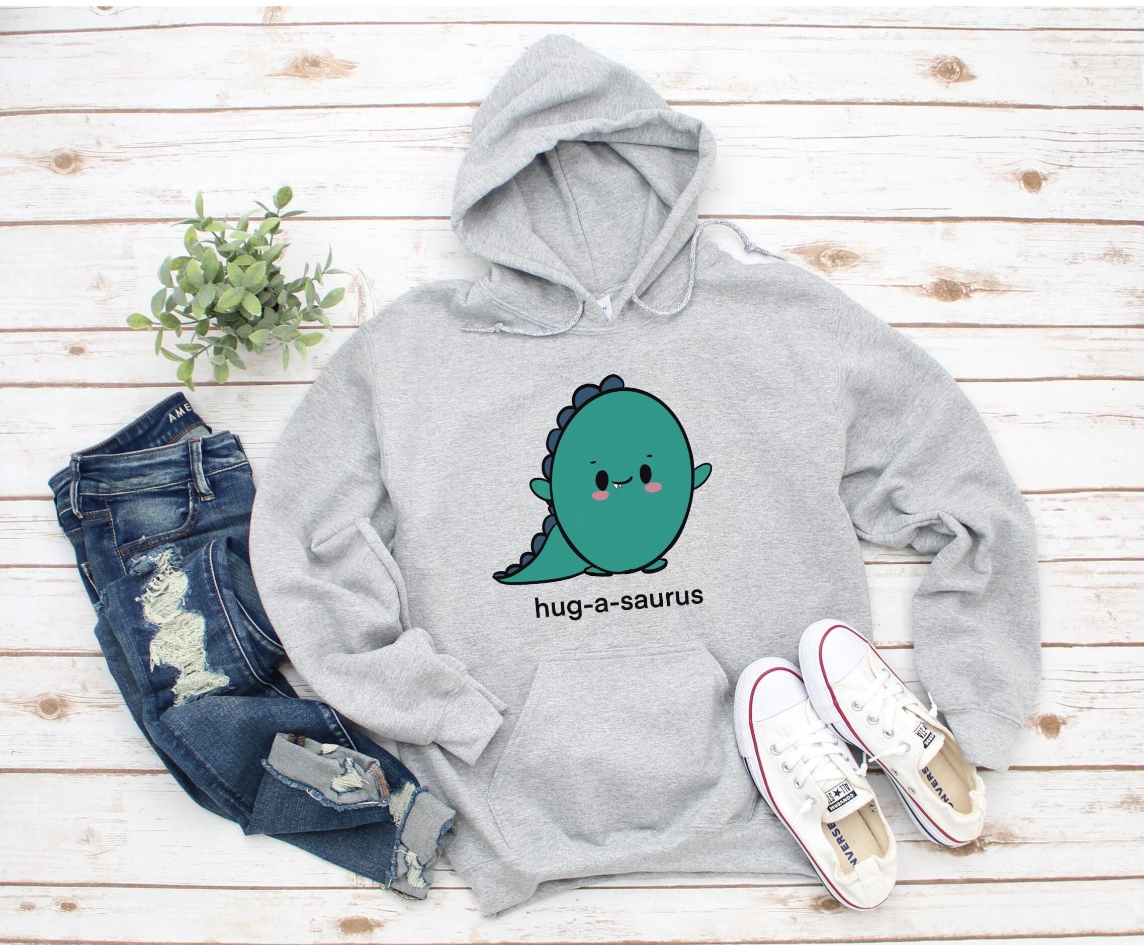 Cute Dinosaur Kawaii PNG, Hug-a-saurus Kids Sublimation Design Download ...