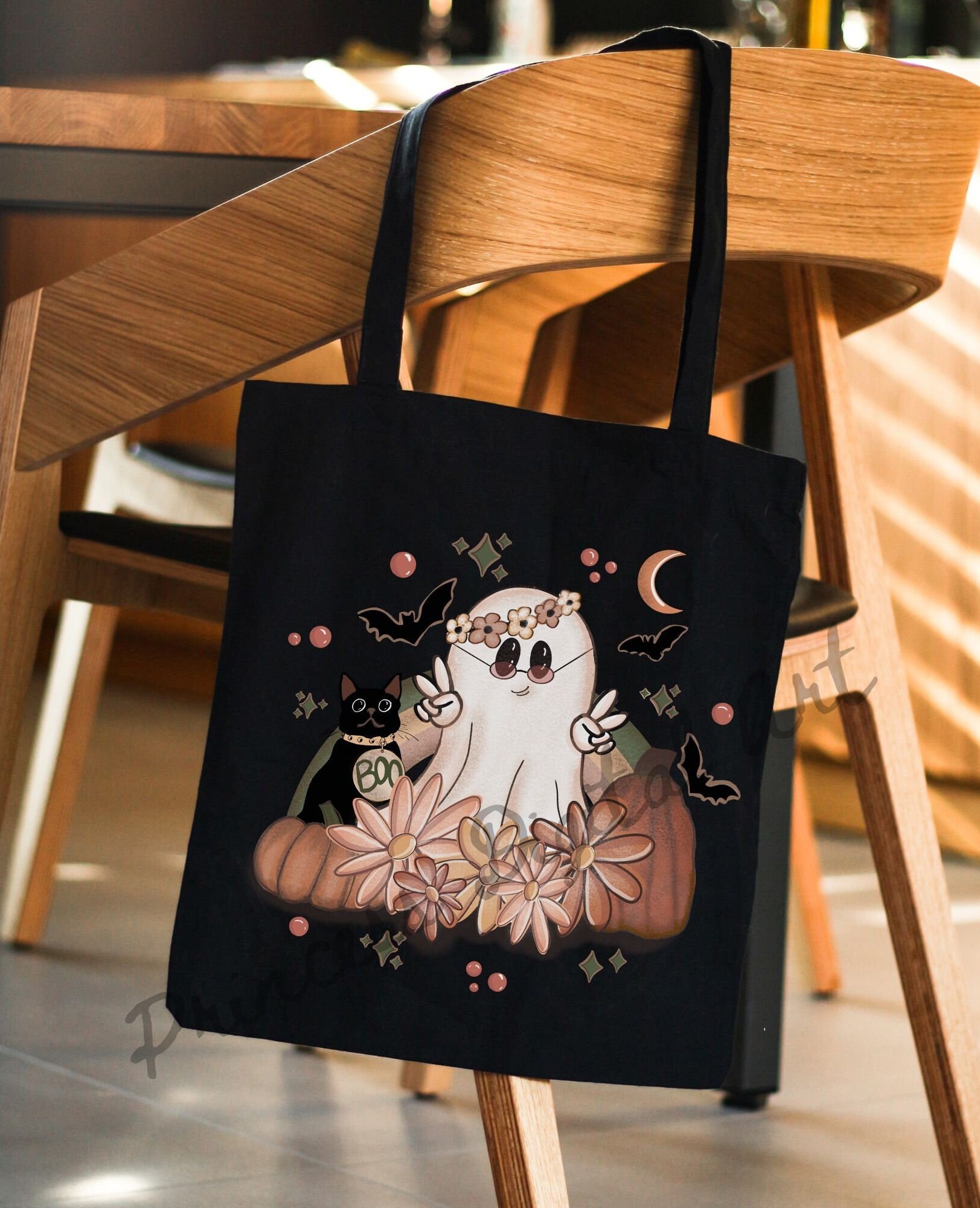 Style 1 Cute Retro Hippie Ghost PNG File Halloween Boho - Etsy