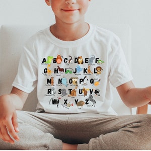 Alphabet Animals PNG Digital File | for Sublimation or Cutting Machines ...