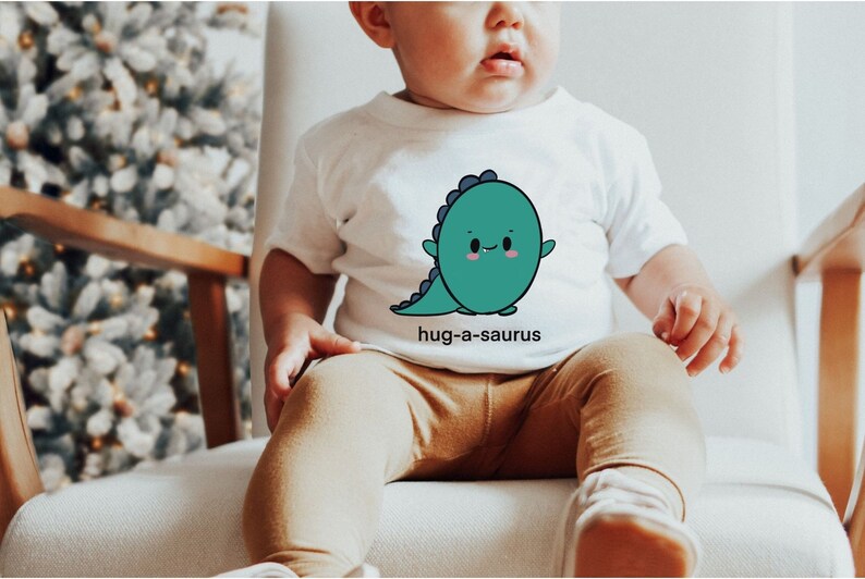 Cute Dinosaur Kawaii PNG, Hug-a-saurus Kids Sublimation Design Download ...