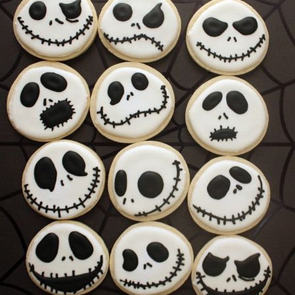 Jack Skellington Cookies - Etsy