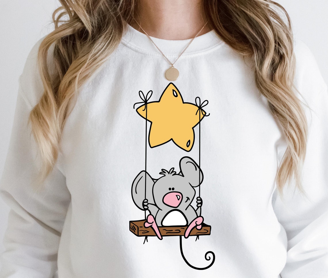 Cartoon Svg Little Mouse Kids Svg Cricut Svg Clipart - Etsy