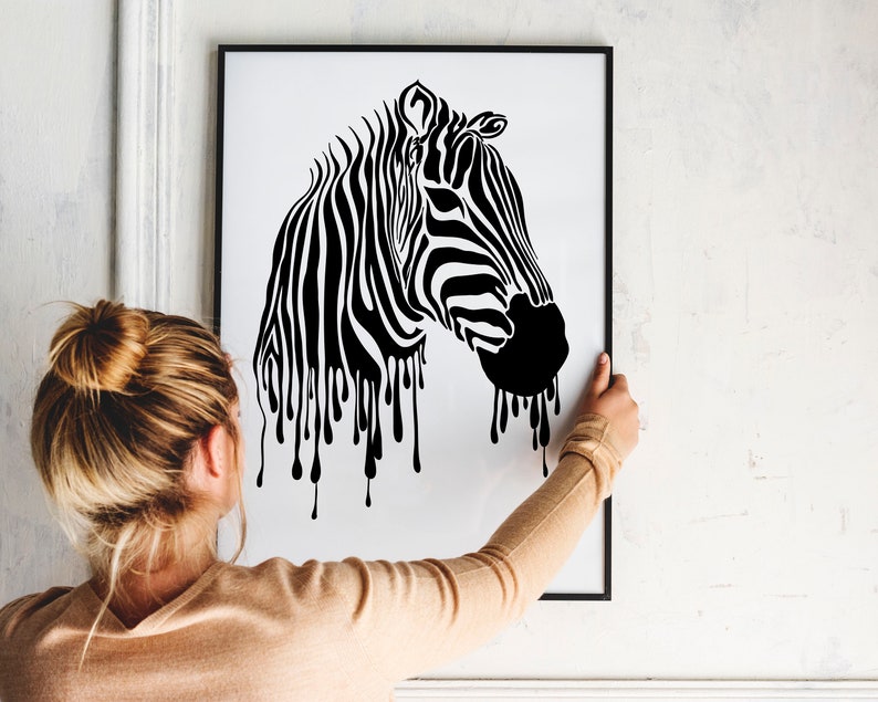 Zebra Svg Dxf Jpg Png Eps Cricut Clipart Svg Layered - Etsy