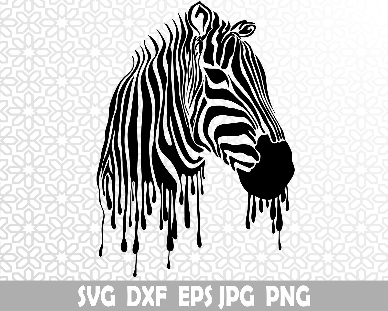 Zebra Svg Dxf Jpg Png Eps Cricut Clipart Svg Layered - Etsy