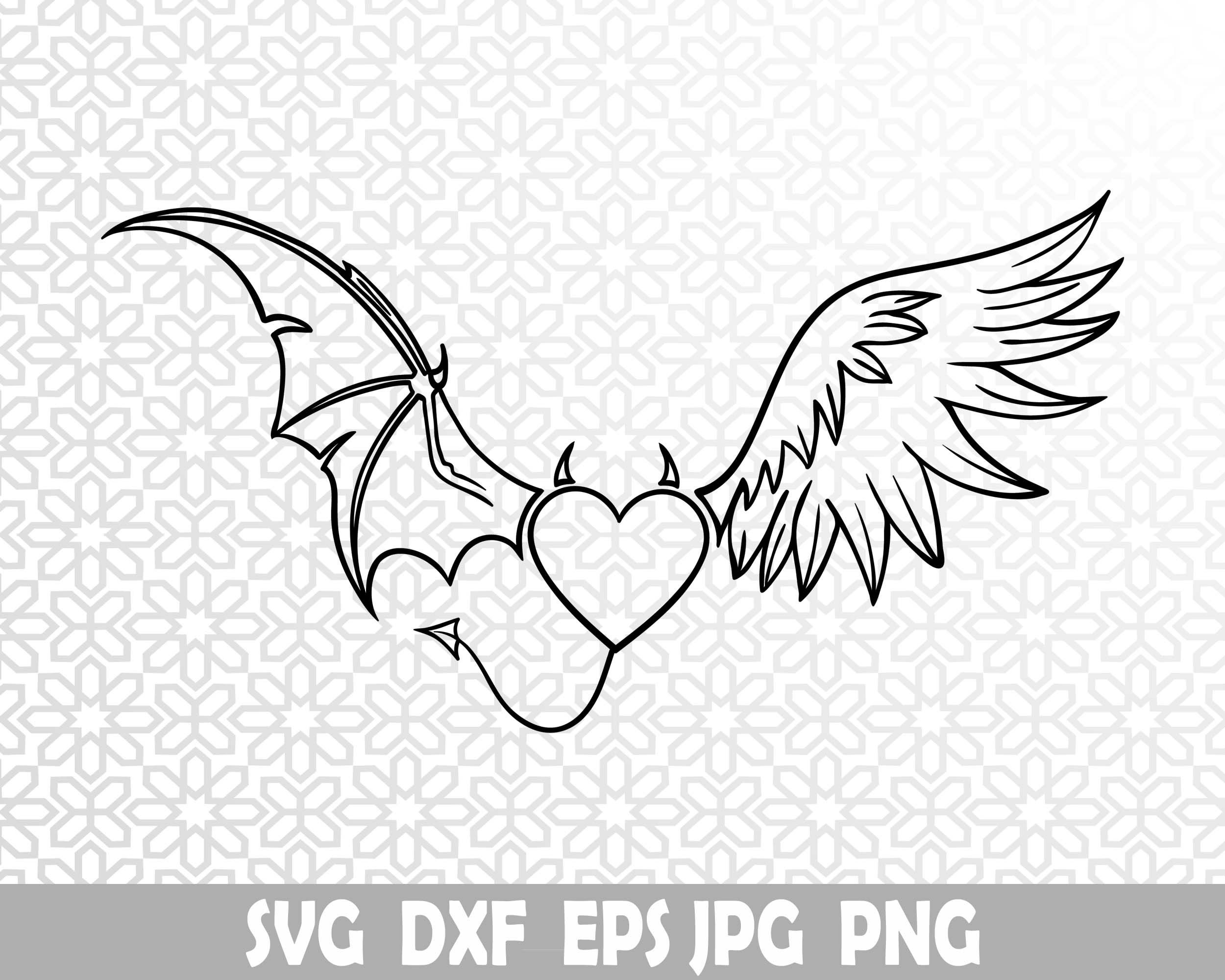 Angel Devil Clipart