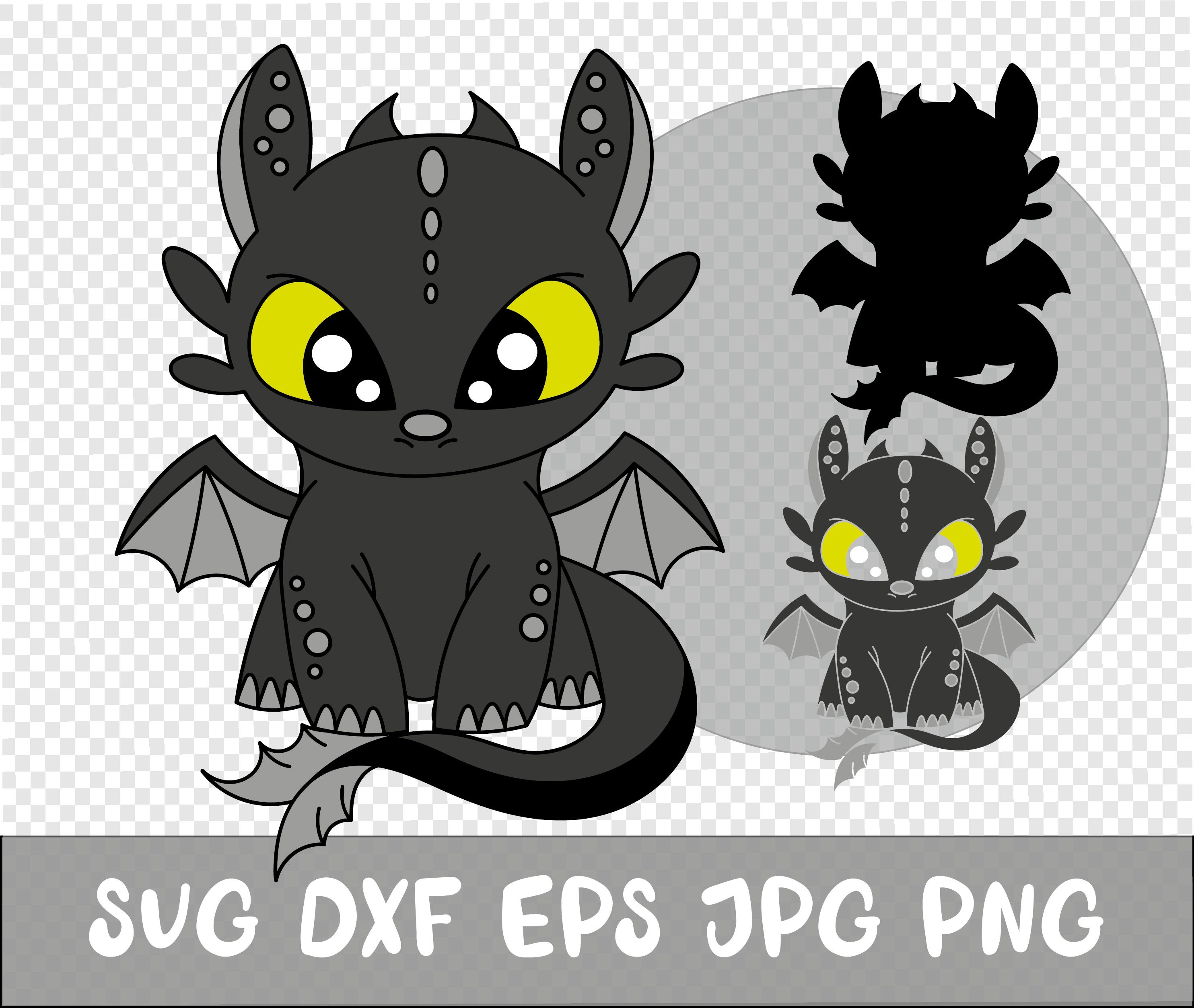 Dibujos animados svg impresión familiar Svg Dragón SVG - Etsy México
