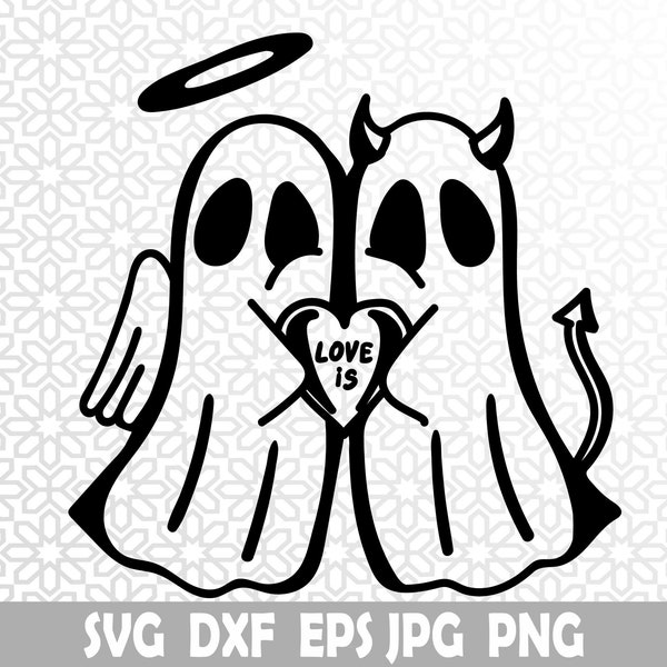 Angel Devil Silhouette - Etsy