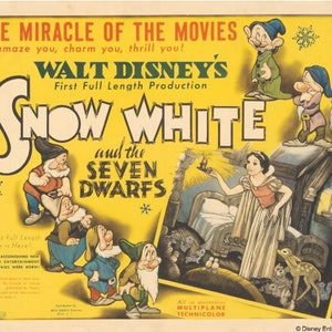 Disney Snow White Puzzle 1973 Springbok Classic - Etsy