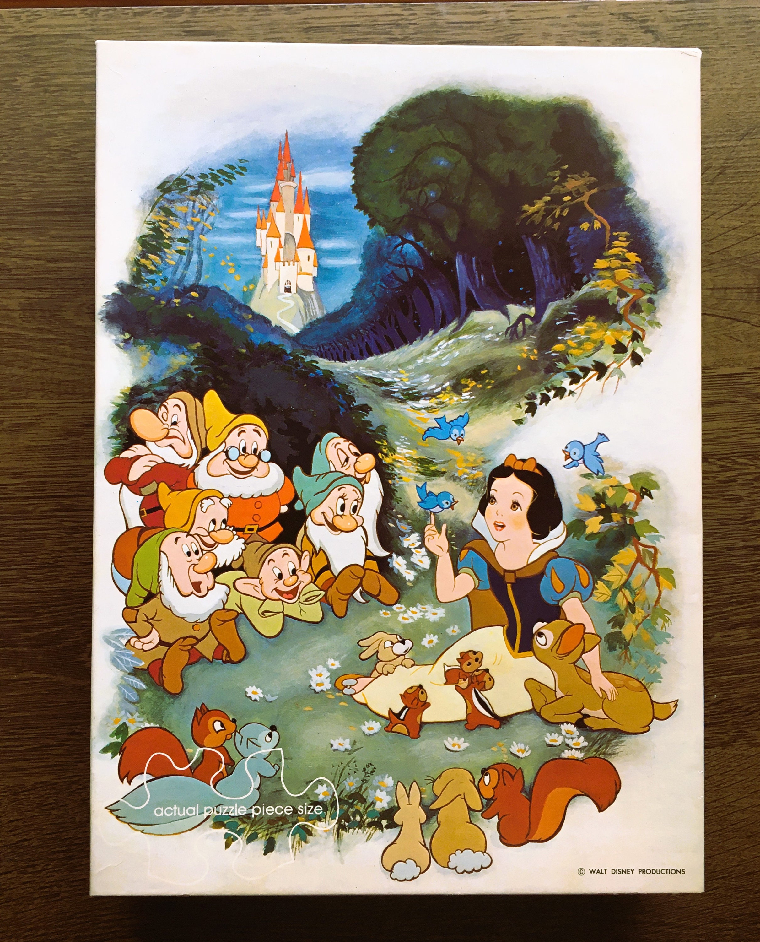 Disney Snow White Puzzle 1973 Springbok Classic - Etsy