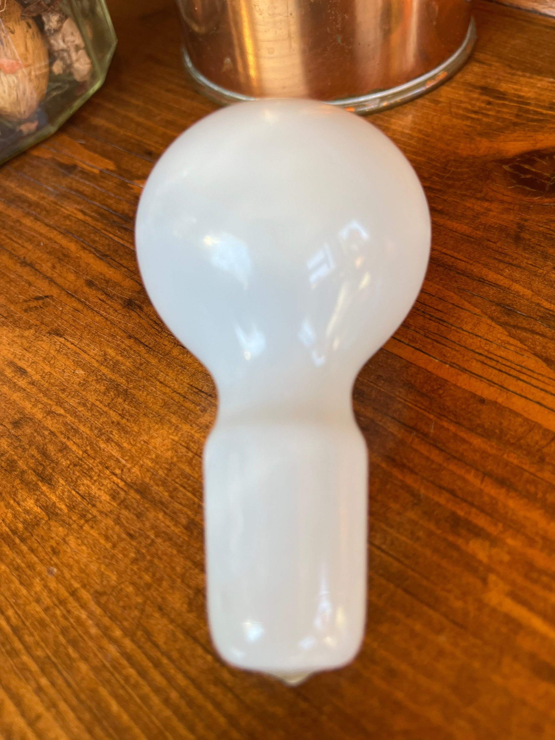 Antique Milk Glass Decanter Toppers-set of 4 - Etsy