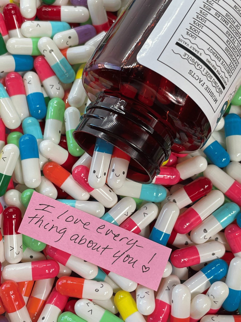 Daily Dose of Love Notes Capsules: Cute Gift for Her, Unique Valentines ...