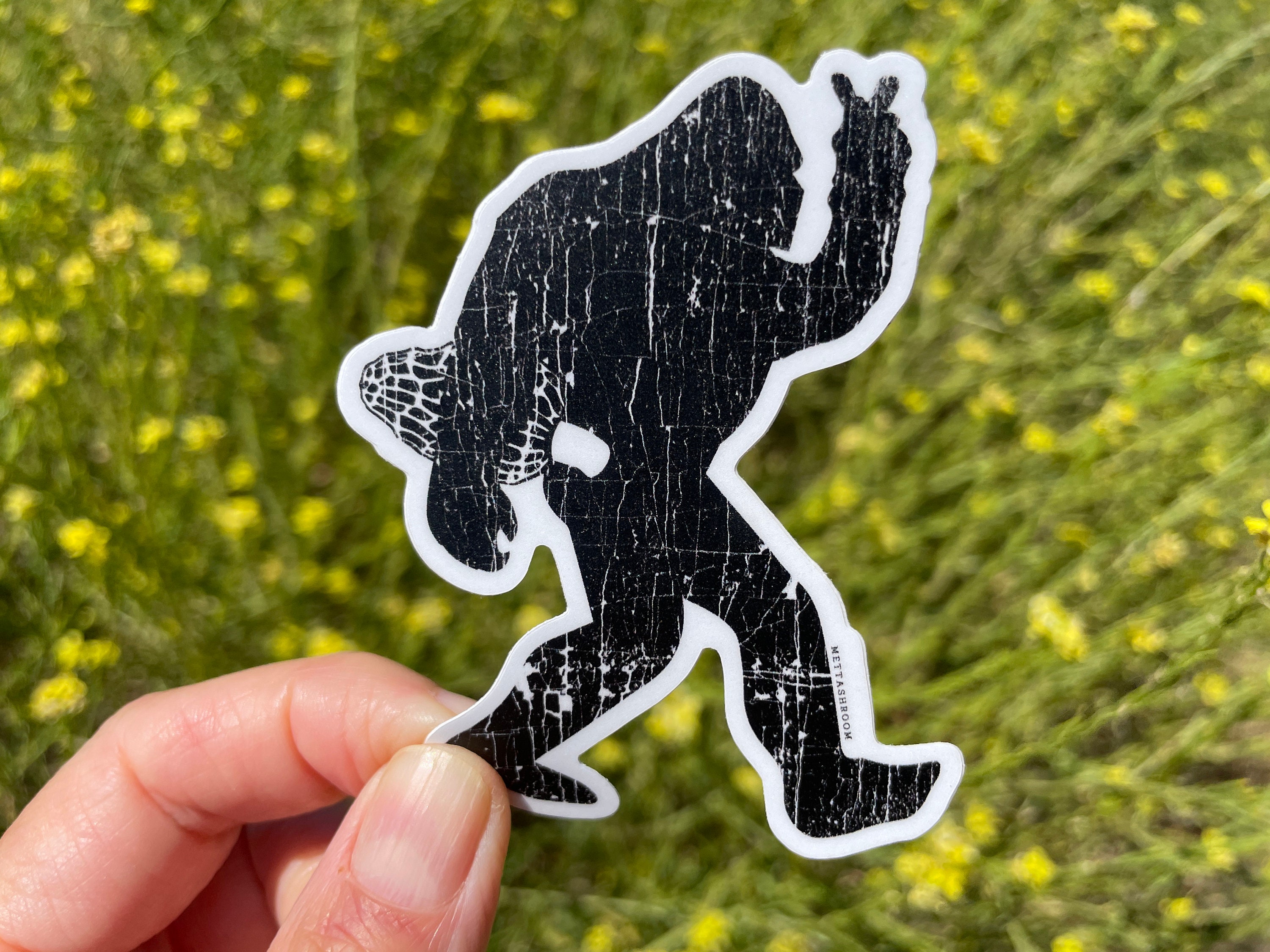 Bigfoot Sticker Yeti Stickers Sasquatch Stickers Mushroom - Etsy