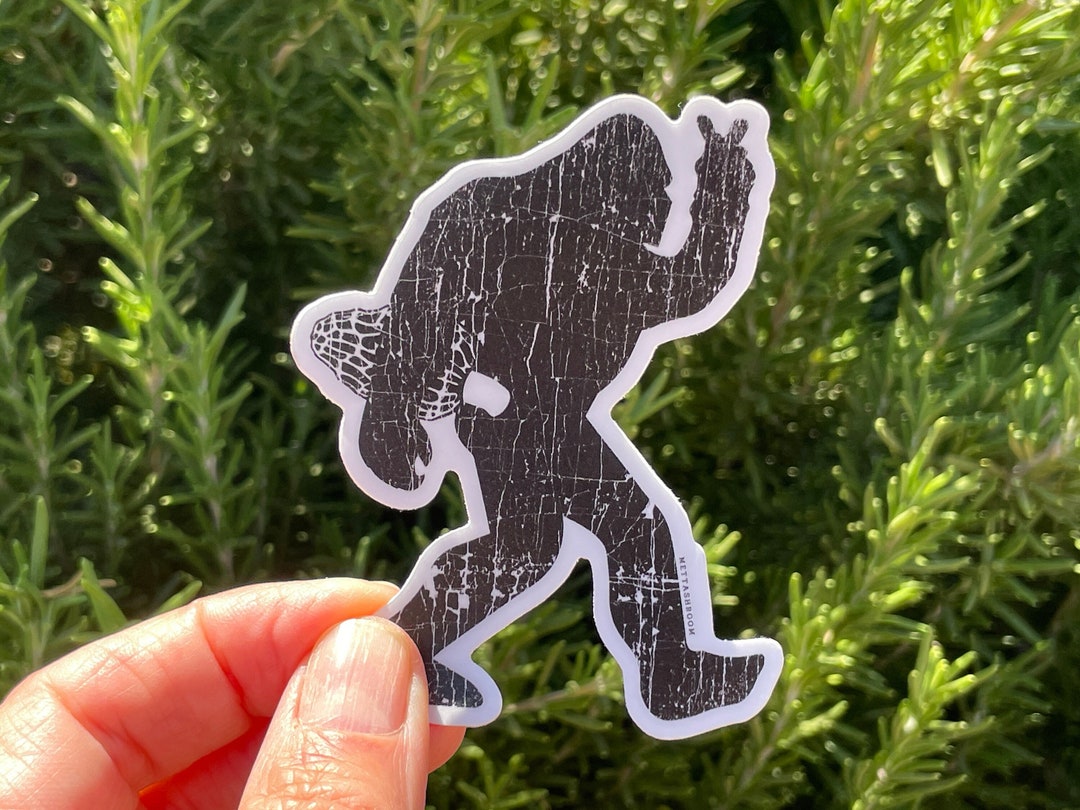 Bigfoot Sticker, Yeti Stickers, Sasquatch Stickers, Mushroom Sticker ...