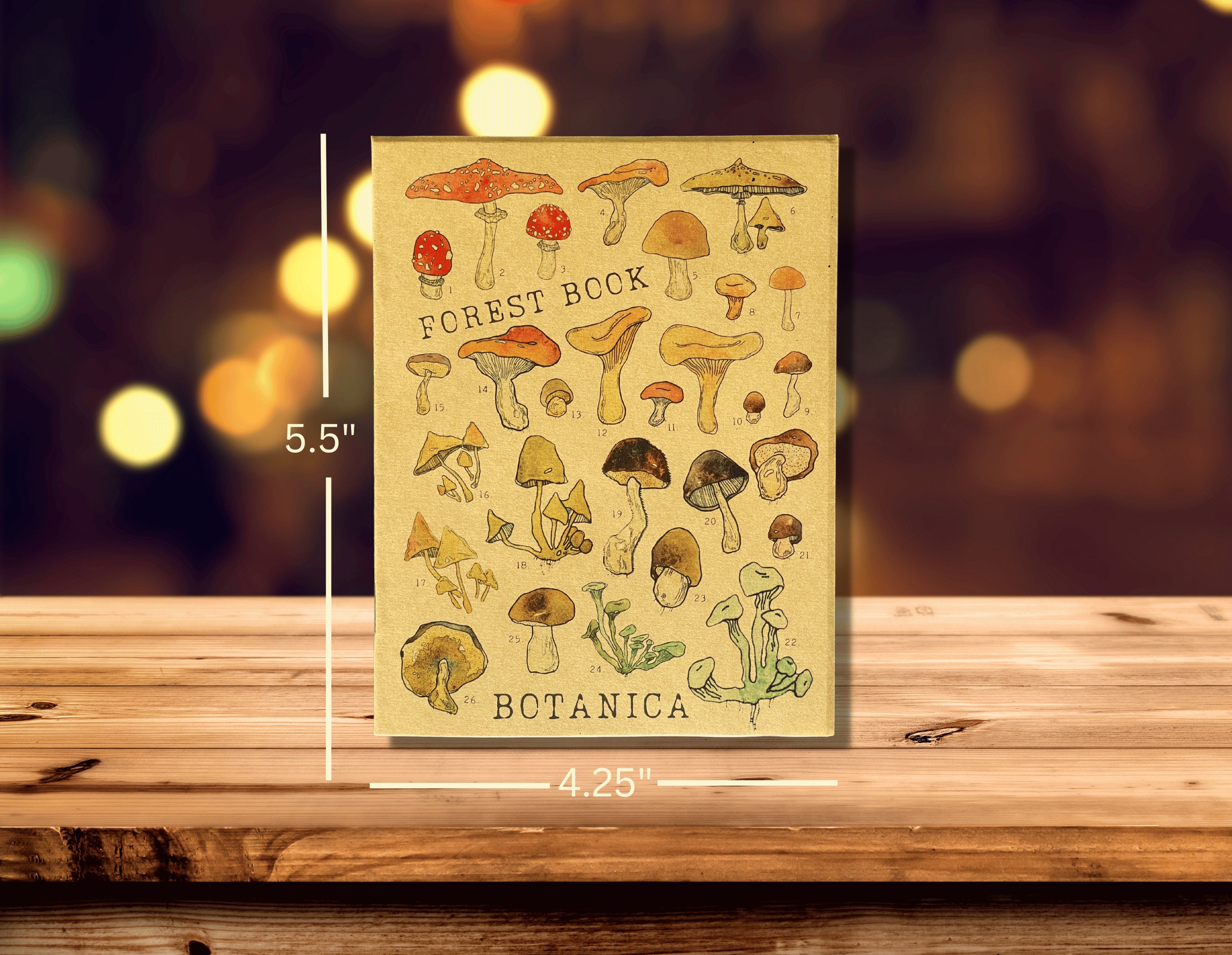 Pocket-size Mushroom Journal, Foraging Mushrooms Nature Journal ...