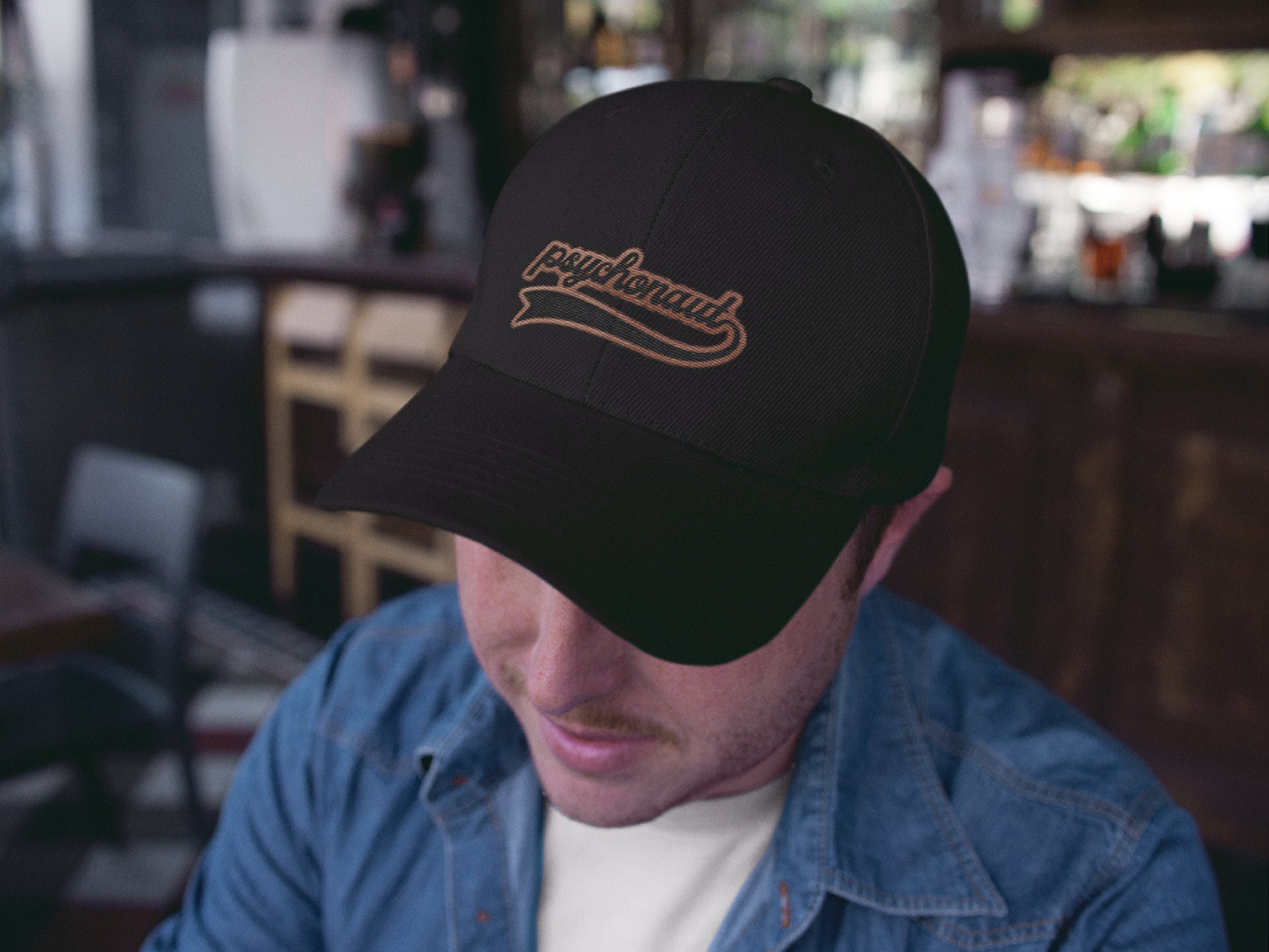 Psychonaut, Leather Patch Hat, Magic Mushroom Baseball Cap, Psychedelic ...