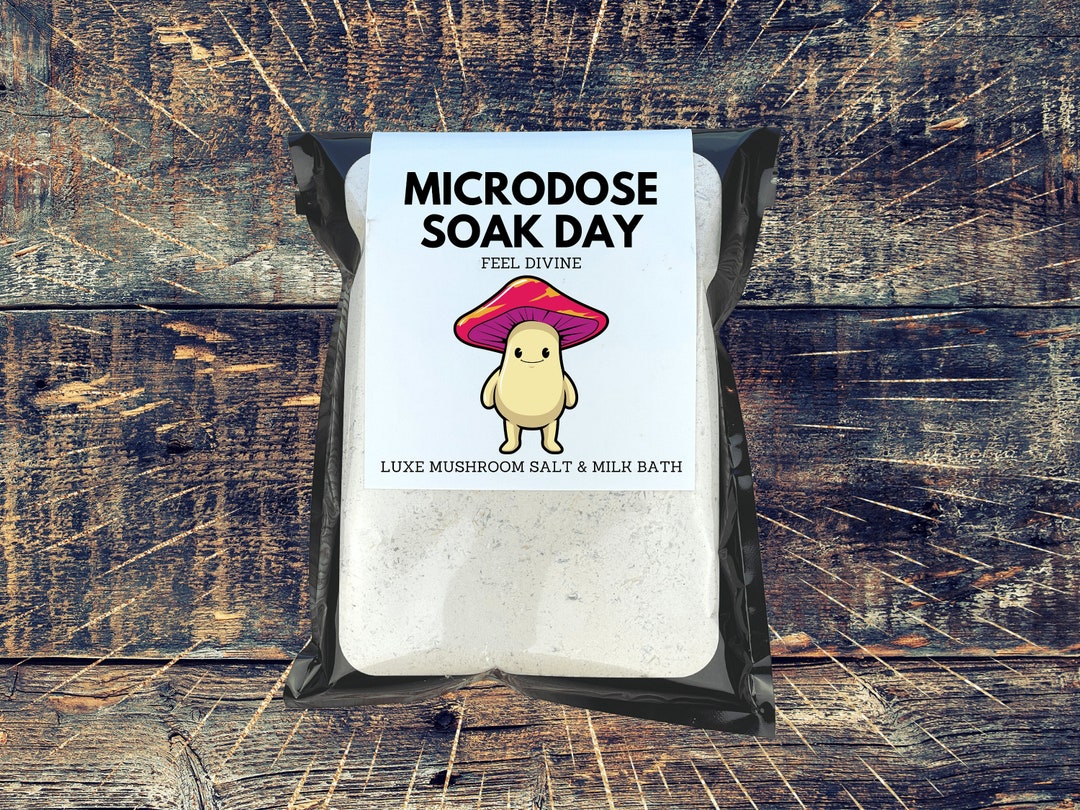Luxurious Mushroom Bath Soak, Microdose Soak Day, Medicinal Mushroom ...