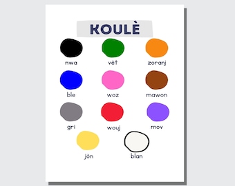Haitian Creole Posters - Etsy